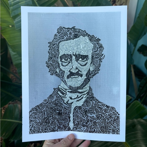 Art | Edgar Allan Poe Art Print Decor | Poshmark